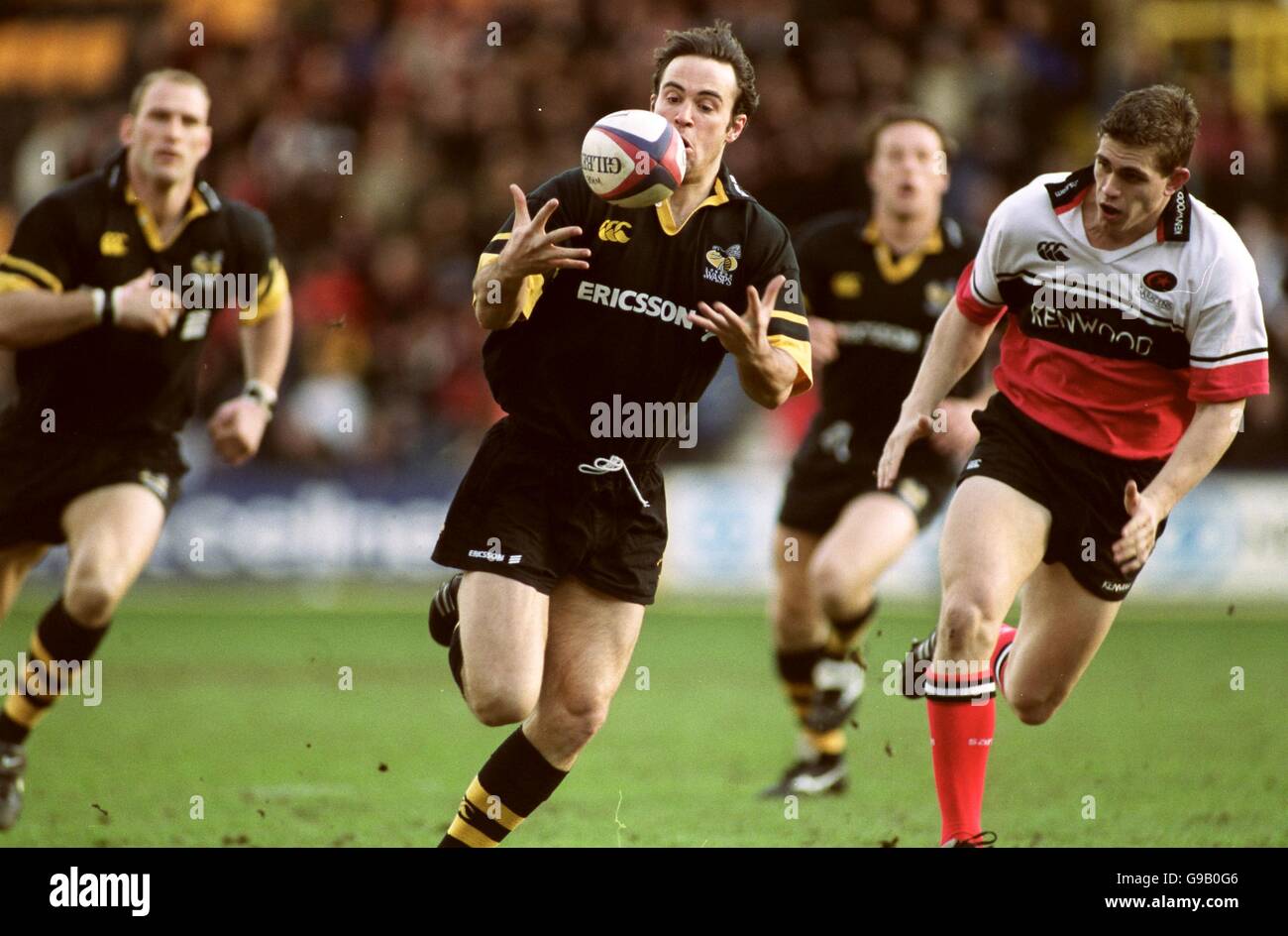 Rugby Union - Allied Dunbar Premiership - Wasps v Saracens. Wasps ...