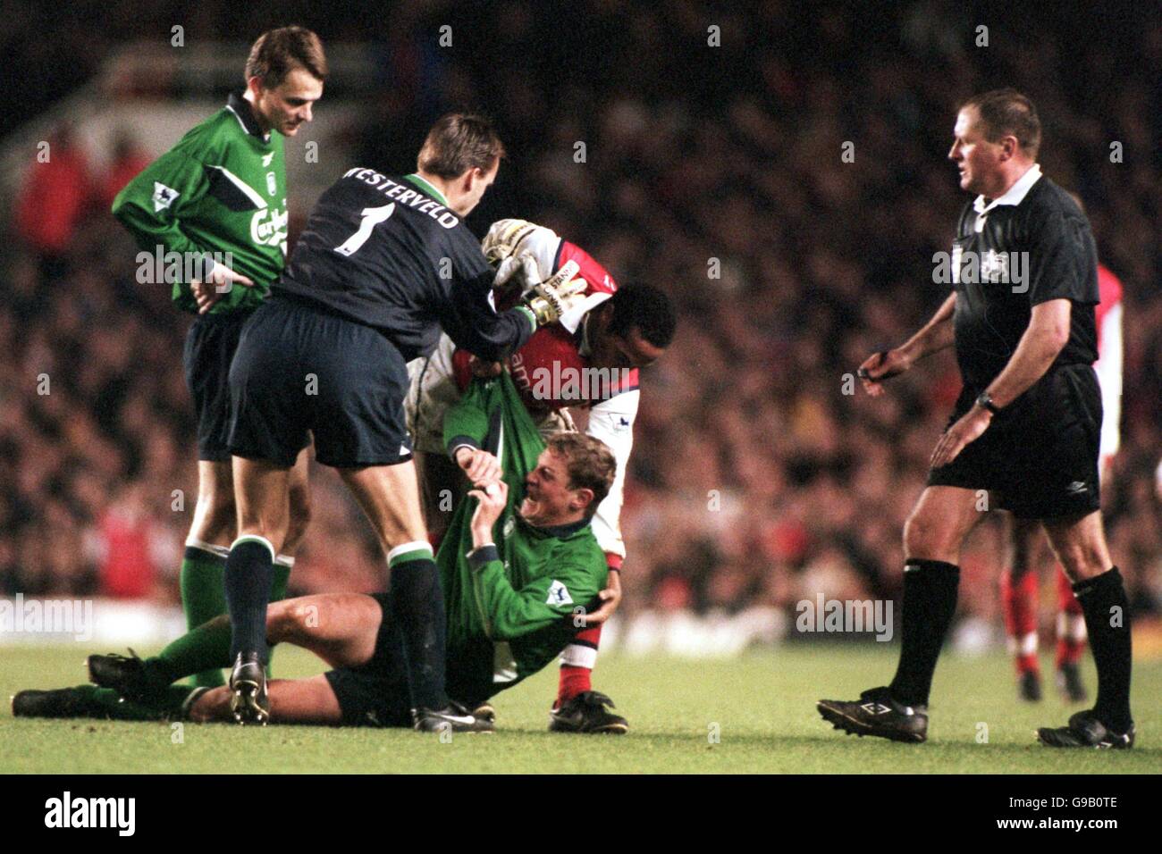 Anger fighting aggro aggression football hi-res stock photography and ...