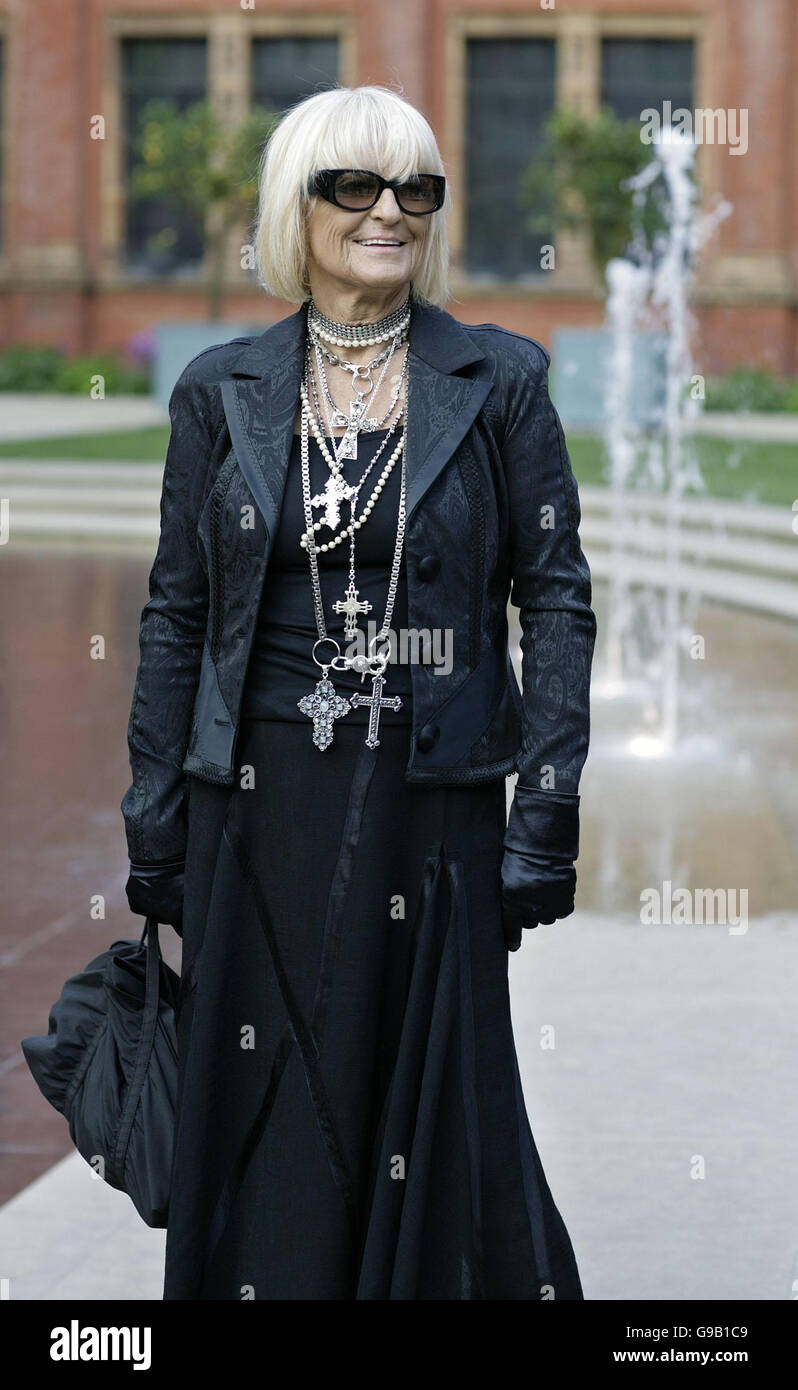 Barbara Hulanicki (creator of Biba) arrives for the Biba Ball, at the ...