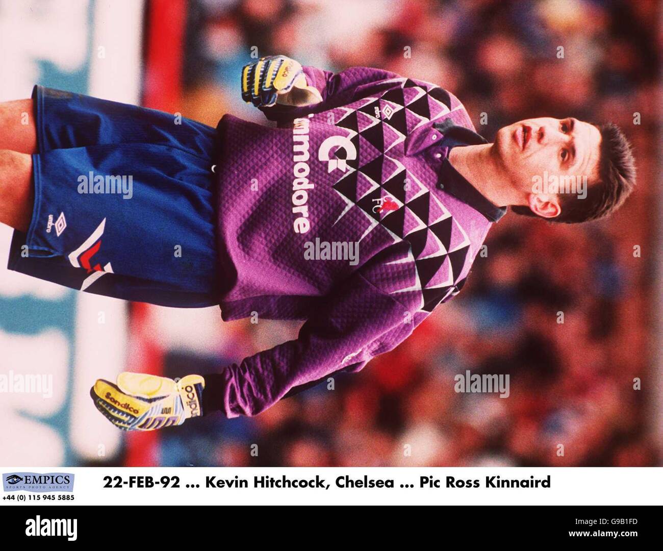021528 Kevin Hitchcock. 22-FEB-92 Kevin Hitchcock, Chelsea Stock Photo ...