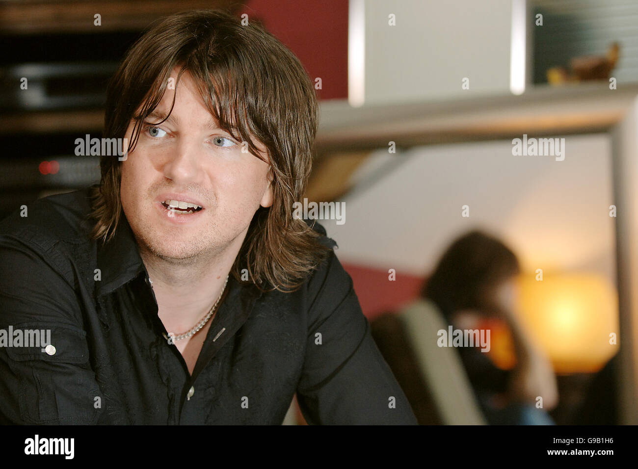 Danny McNamara of Embrace who are singing the official England song for ...