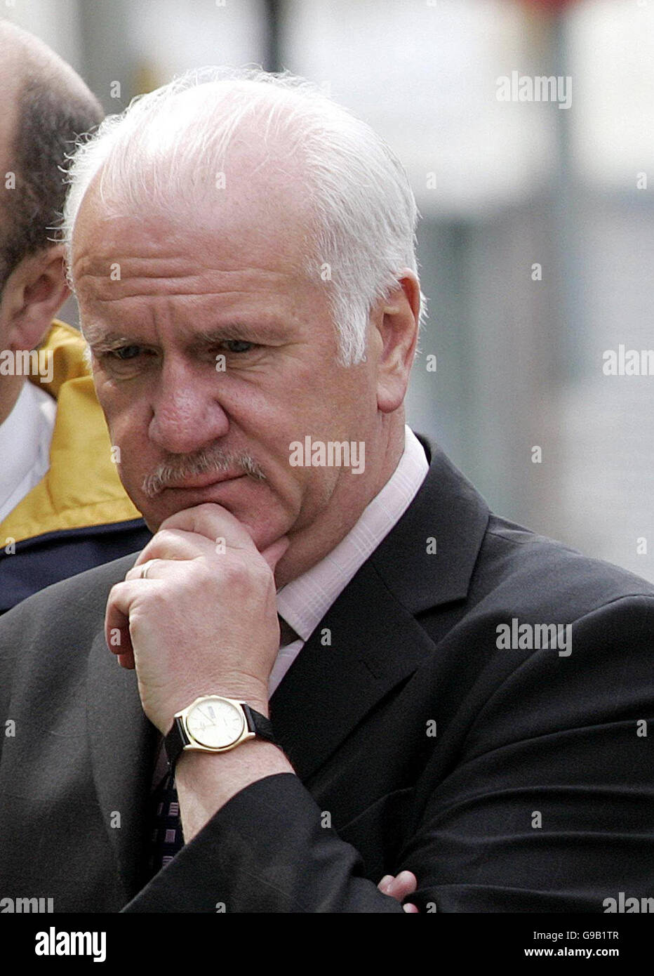Durham Police's Superintendant Harry Stephenson at the scene in Horsley ...