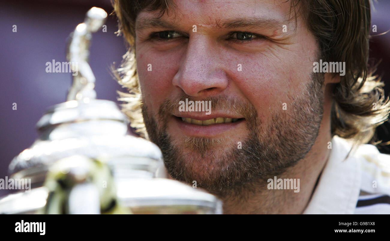 Hearts' Steven Pressley during a media day at Tynecastle Stadium ...