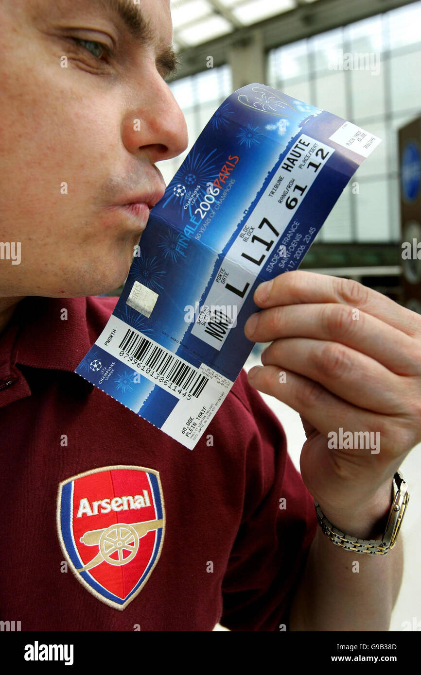 Soccer ticket france hi-res stock photography and images - Alamy