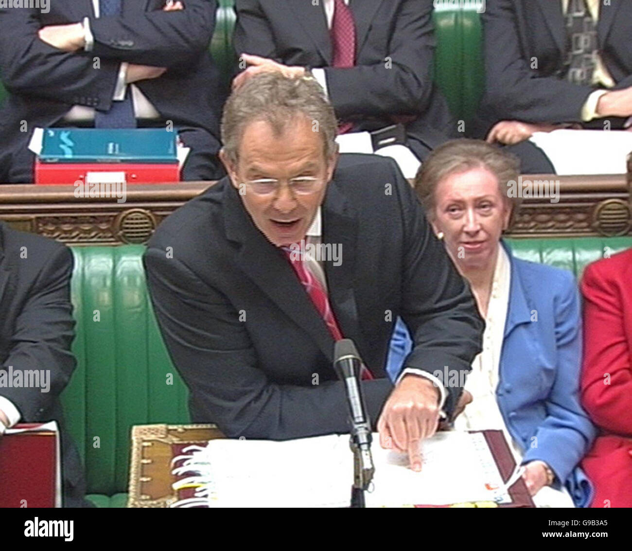 POLITICS PMQs Blair Stock Photo - Alamy