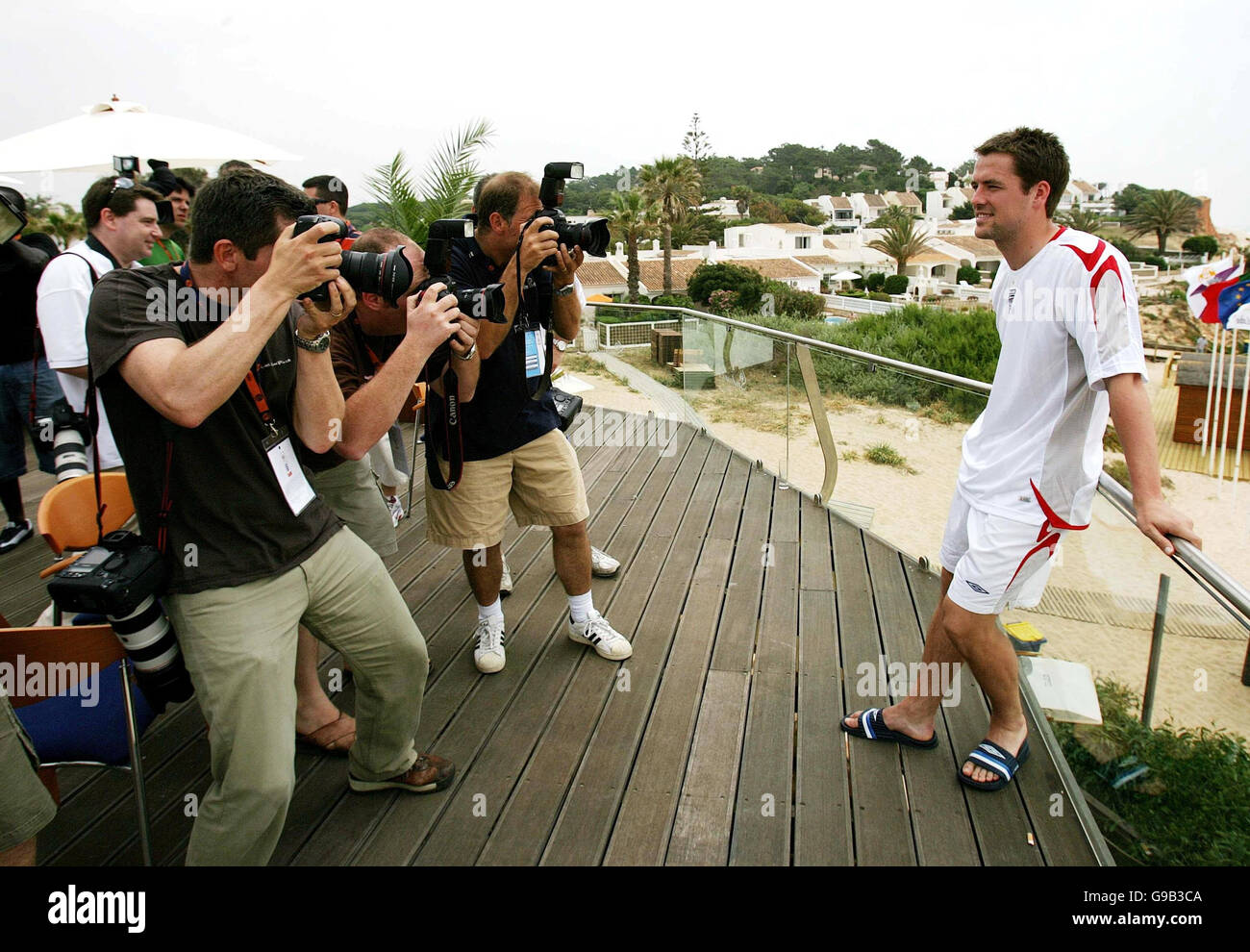 SOCCER England Owen Stock Photo - Alamy