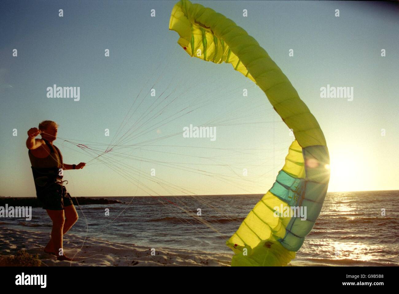 Parasurfing perth beach hi-res stock photography and images - Alamy