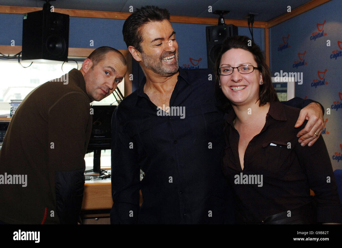 Capital radio presenters Johnny Vaughn (left) and Zoe Hanson with ...