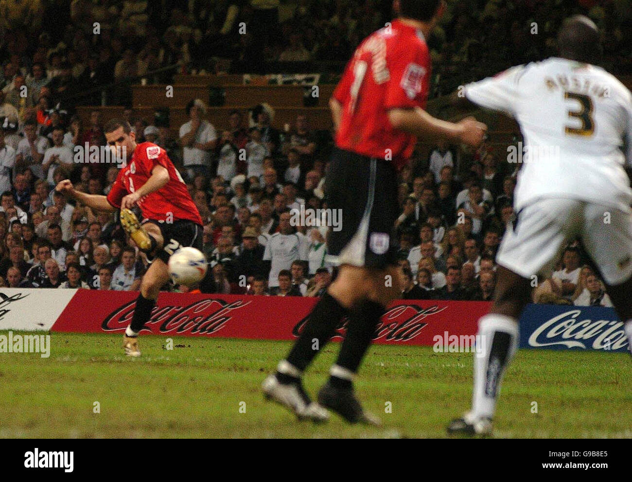 Barnsley's Daniel Nardiello scores during the Coca Cola League One play ...