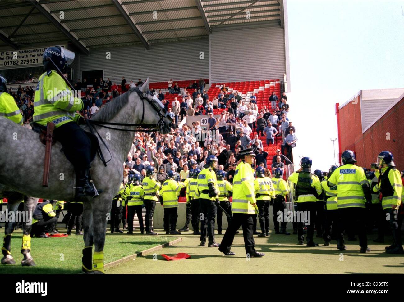 Fighting violence fans hooligans football hi-res stock photography and ...