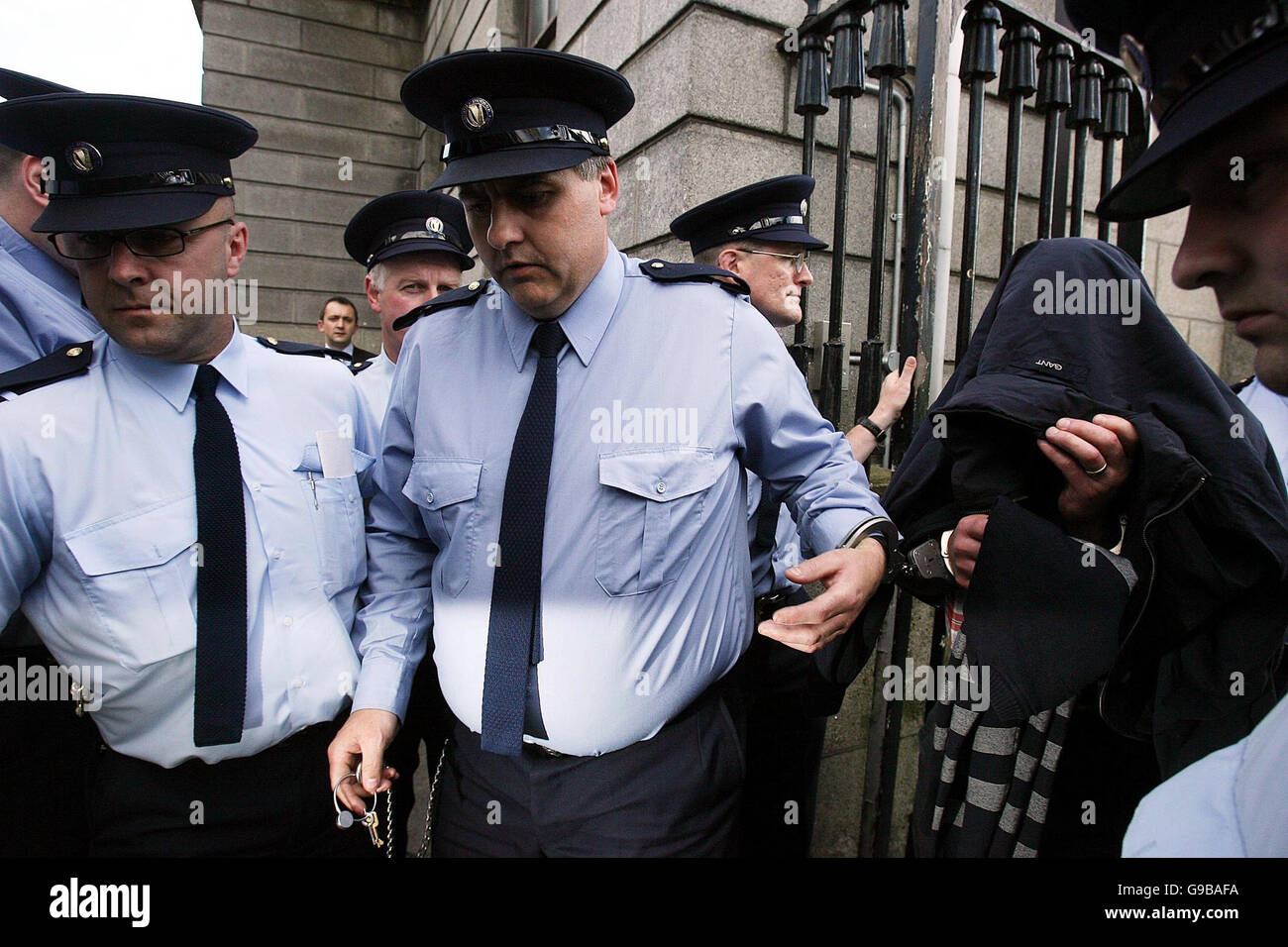 Simon murphy is led away high court in dublin hi-res stock photography ...