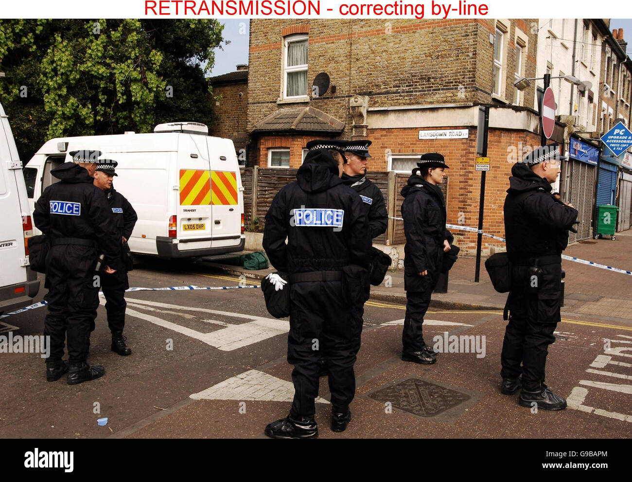 POLICE Terror RETX Stock Photo - Alamy