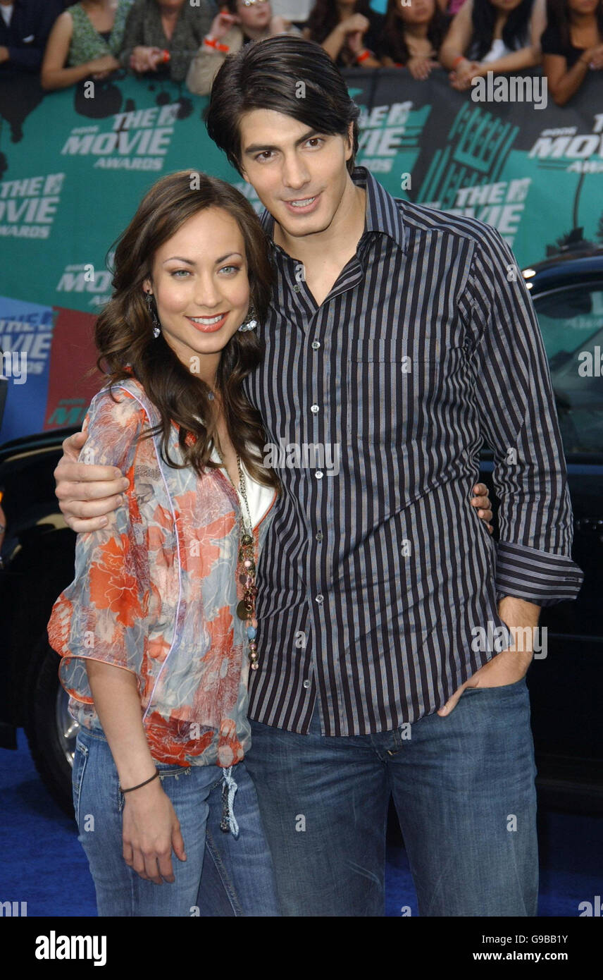 AP OUT; Brandon Routh (Superman) arrives for the MTV Movie Awards at ...
