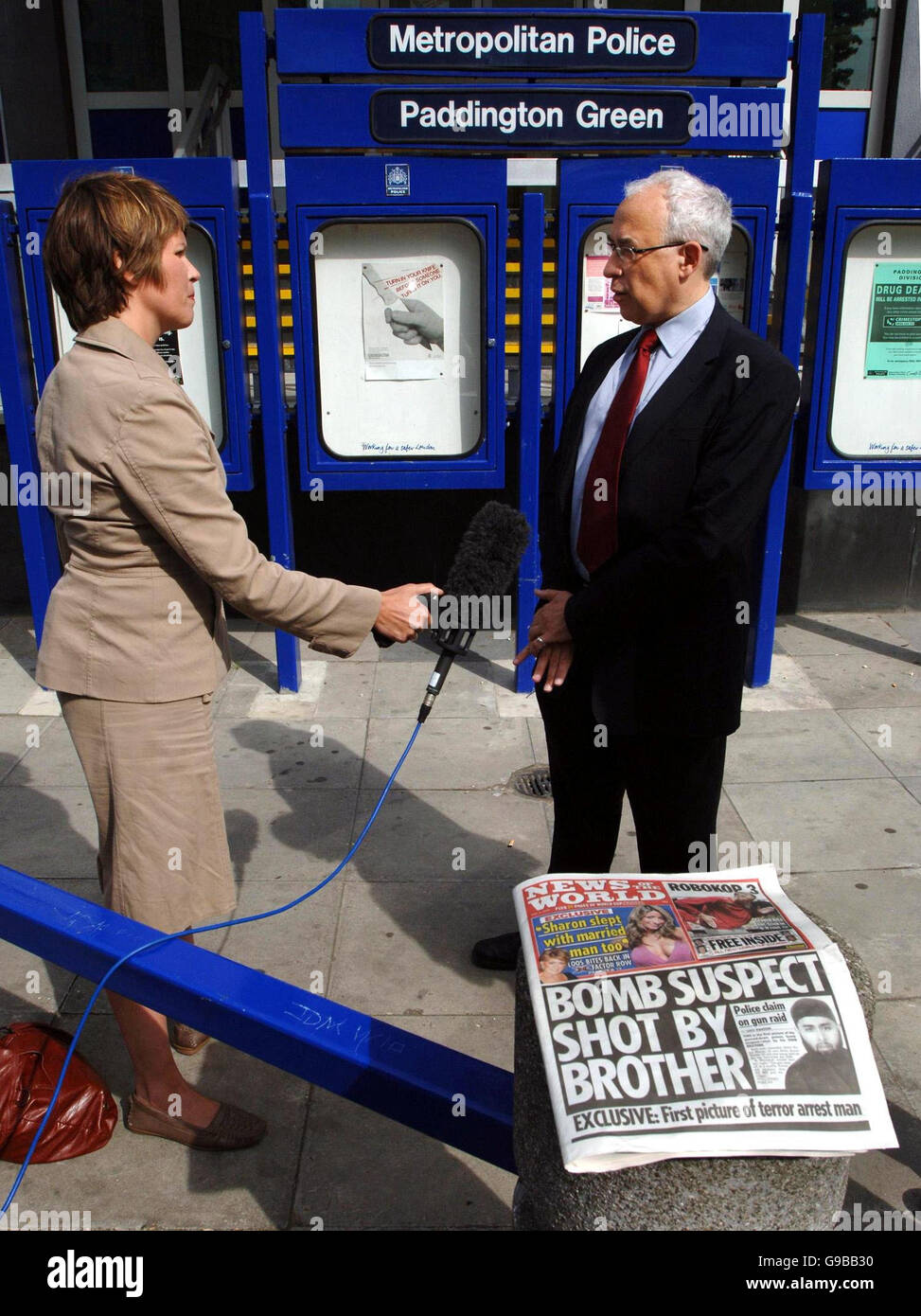 Where client is currently being interviewed hi-res stock photography ...