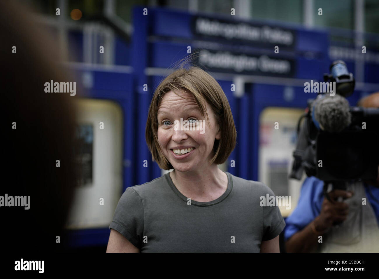 Solicitor Kate Roxburgh speaks to the media as she leaves Paddington ...