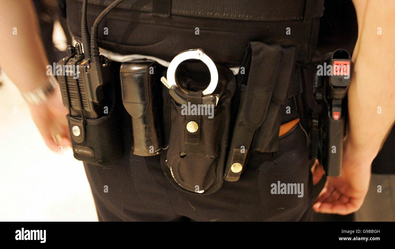 Police belt hi-res stock photography and images - Alamy