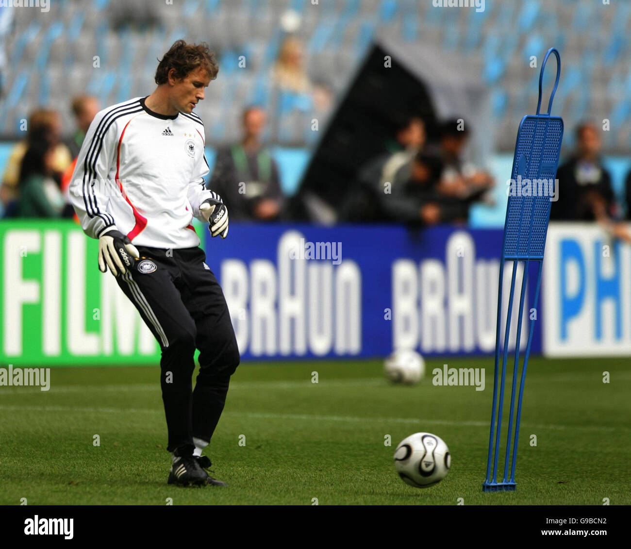 Germany's goalkeeper Jens Lehman during a training session at the FIFA ...