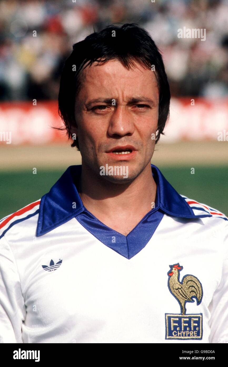 Soccer - France. Bernard Lacombe, France Stock Photo - Alamy