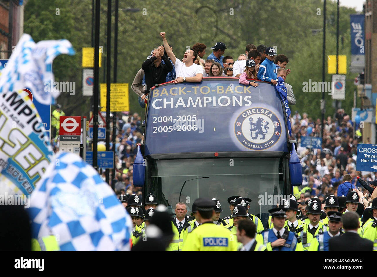 SOCCER Parade Chelsea Stock Photo - Alamy