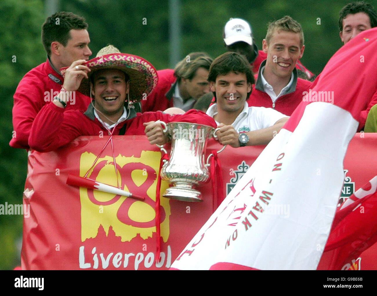 SOCCER Parade Liverpool Stock Photo - Alamy