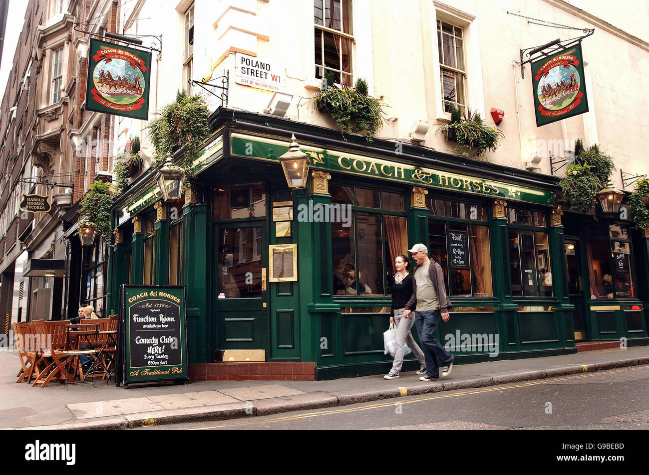 Buildings and Landmarks - The Coach and Horses Pub - London Stock Photo ...