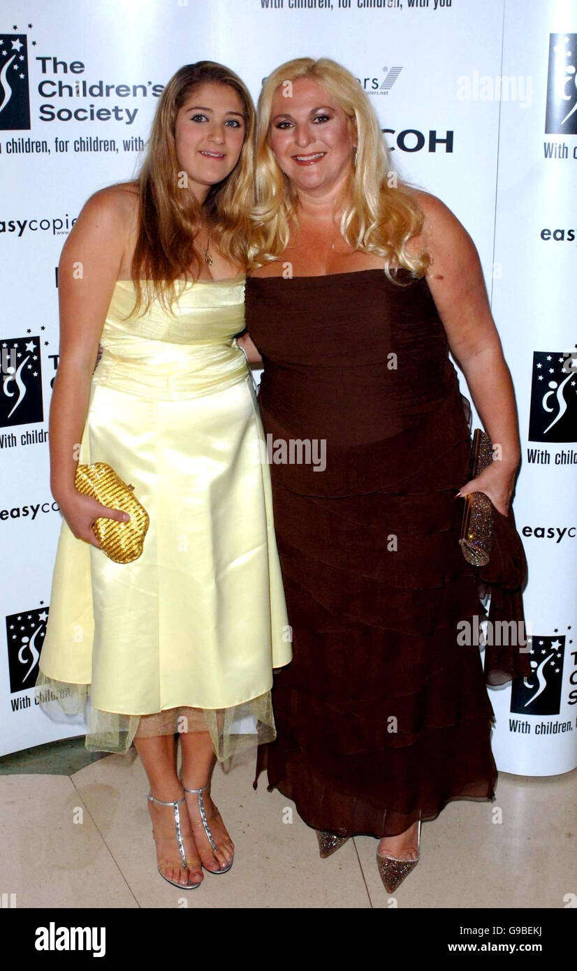 Vanessa Feltz (Right) and her daughter Saskia arrive at The Children's ...