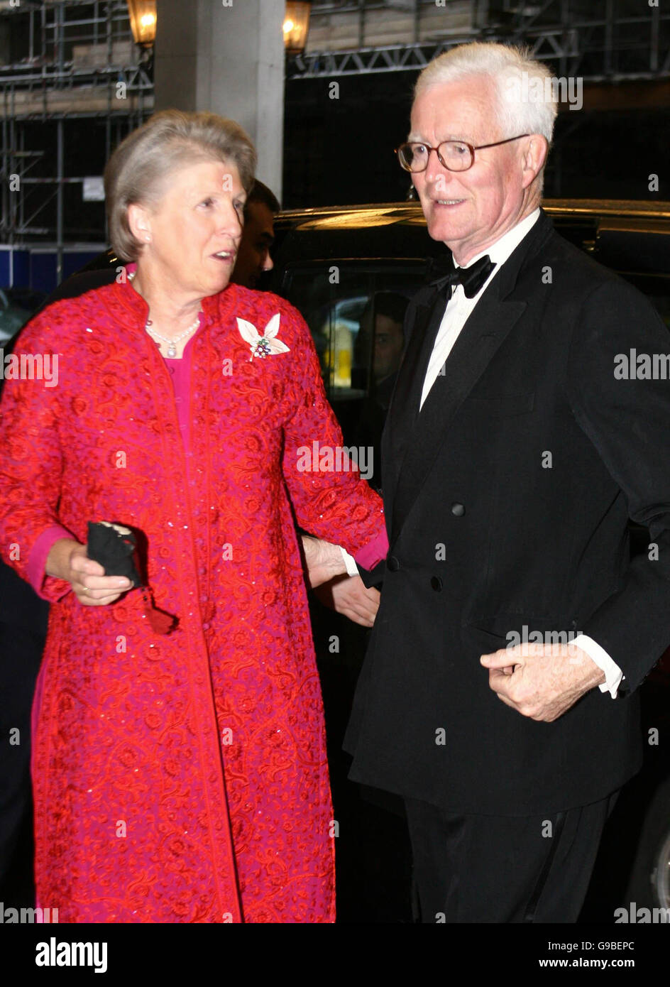 Douglas Hurd and wife Judy arrive at a dinner was organised by the 1922 ...