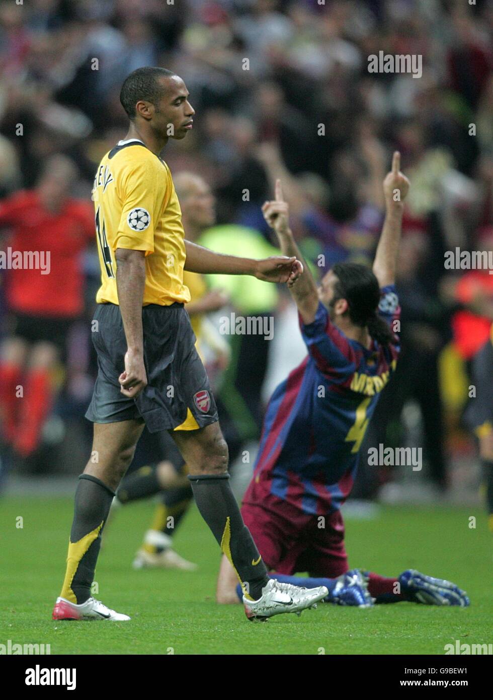 Soccer - UEFA Champions League - Final - Barcelona v Arsenal - Stade de ...