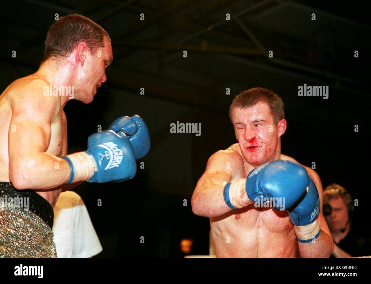 Boxing featherweight contest alex moon hi-res stock photography and ...