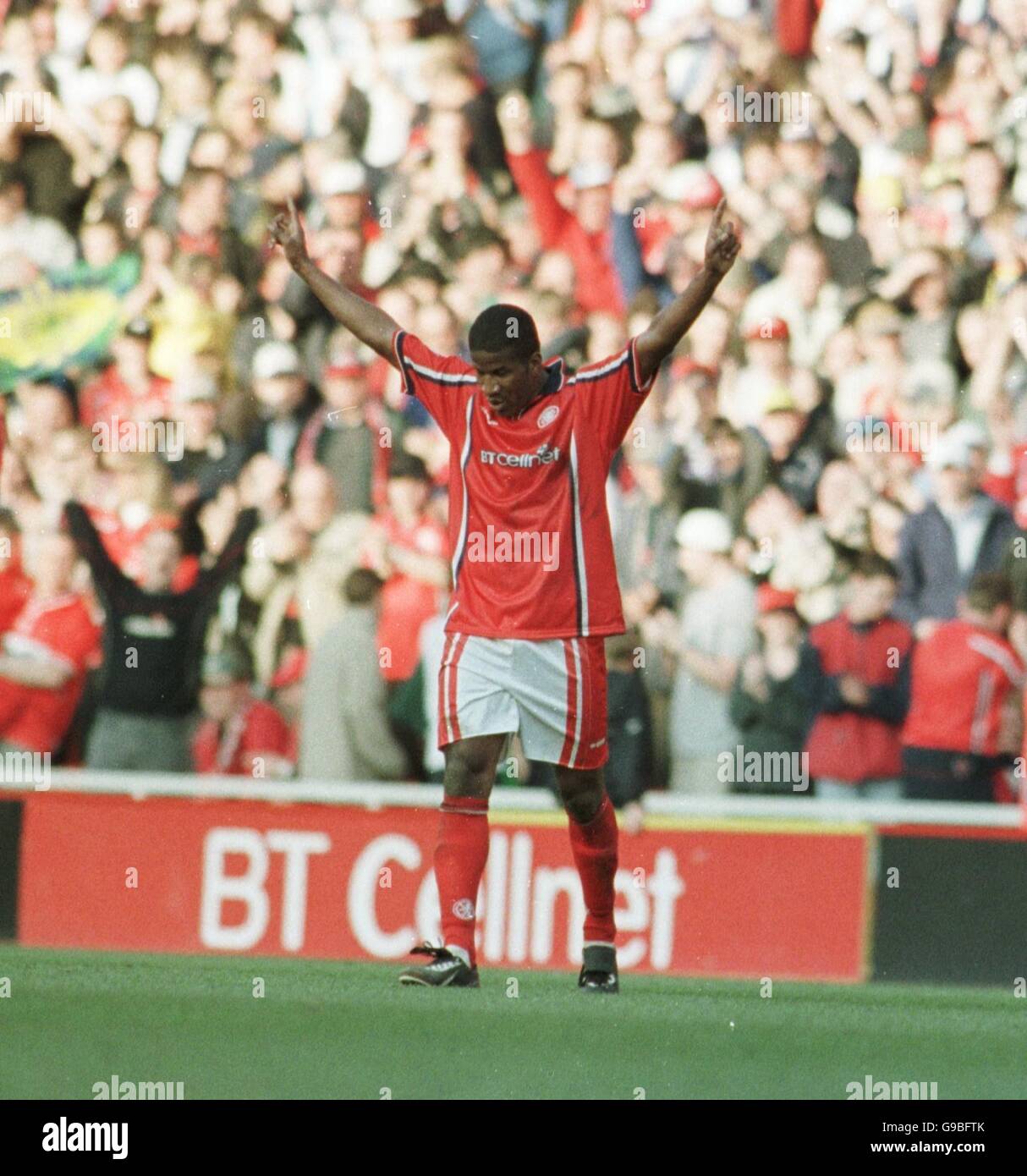 Middlesbroughs hamilton ricard celebrates his winning goal hi-res stock ...