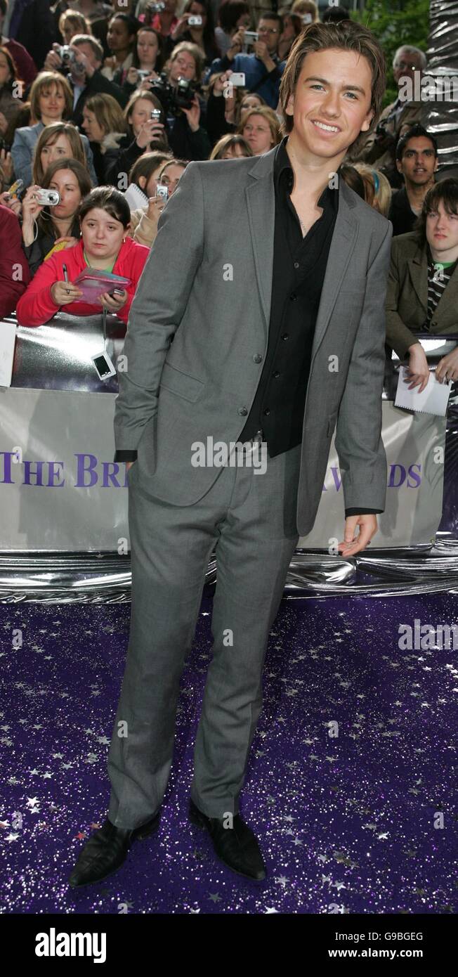 Richard Fleeshman arrives for the British Soap Awards at the BBC ...