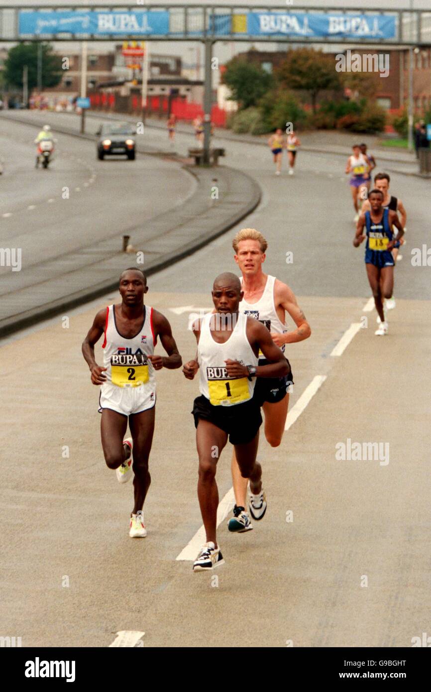 Athletics, The Great North Run. Athletes take part in the Great North ...