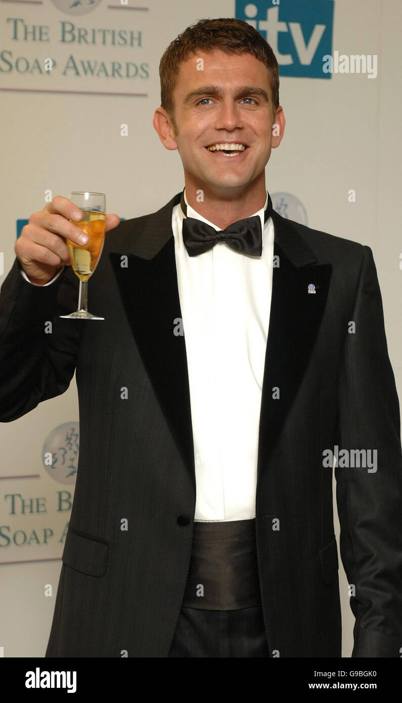 Scott Maslen at the British Soap Awards, from the BBC Television Centre ...