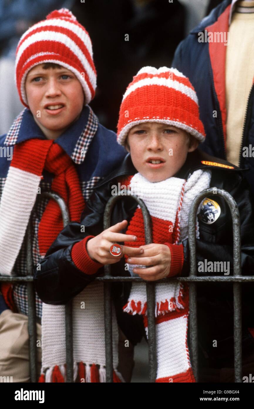 Soccer - Football League Division Three - Exeter City. Exeter City fans ...
