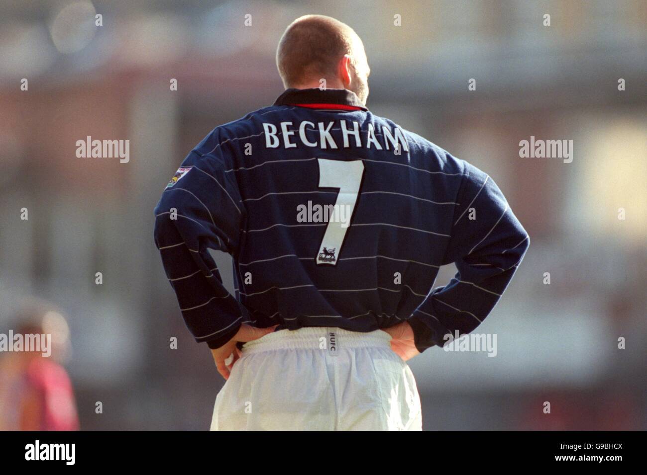 Sport football back view david beckham hi-res stock photography and ...