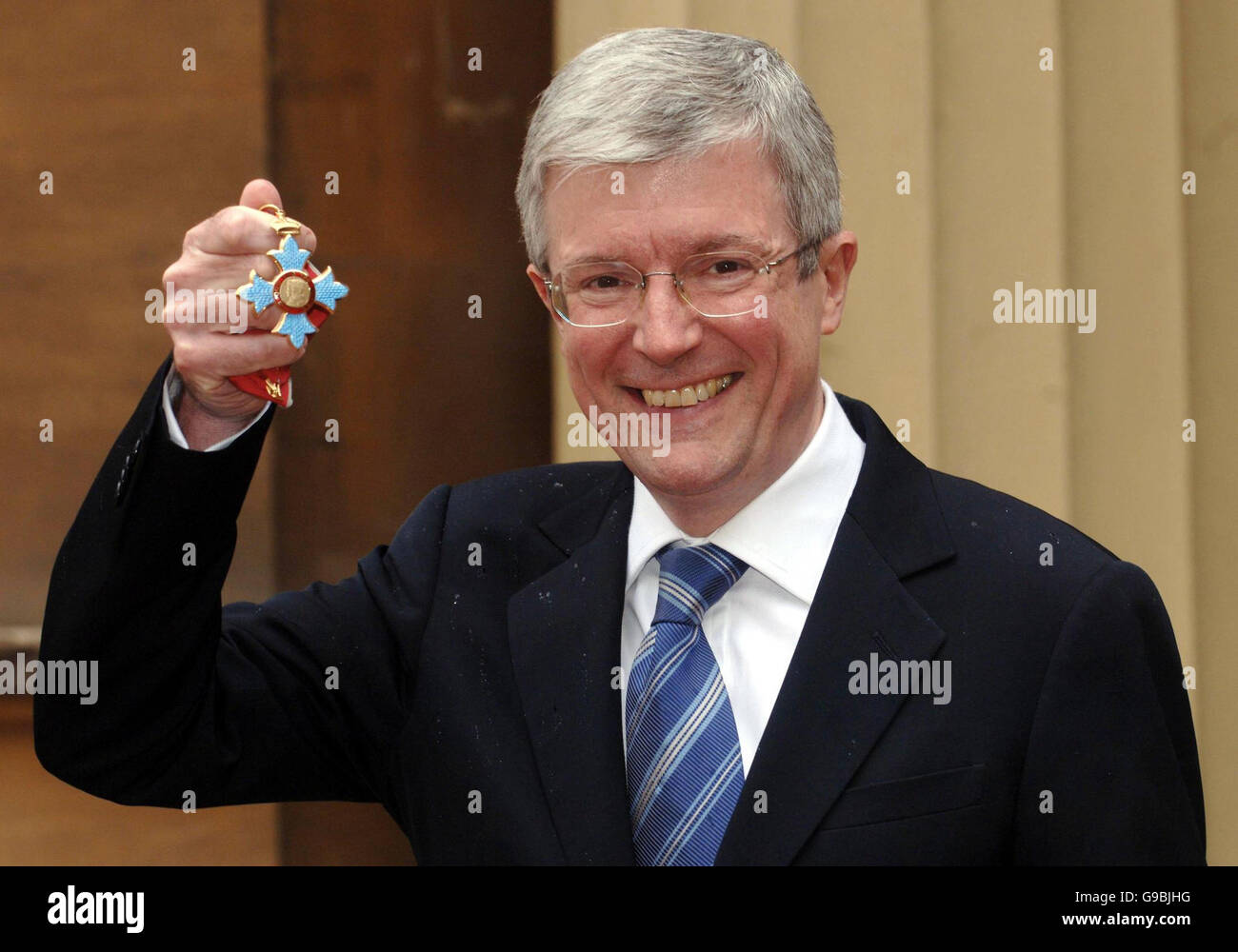Tony Hall of the Royal Opera House at Buckingham Palace after he ...
