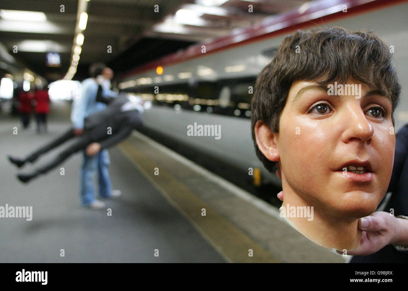 A Waxwork model of Paul McCartney that has been on show at Madame ...