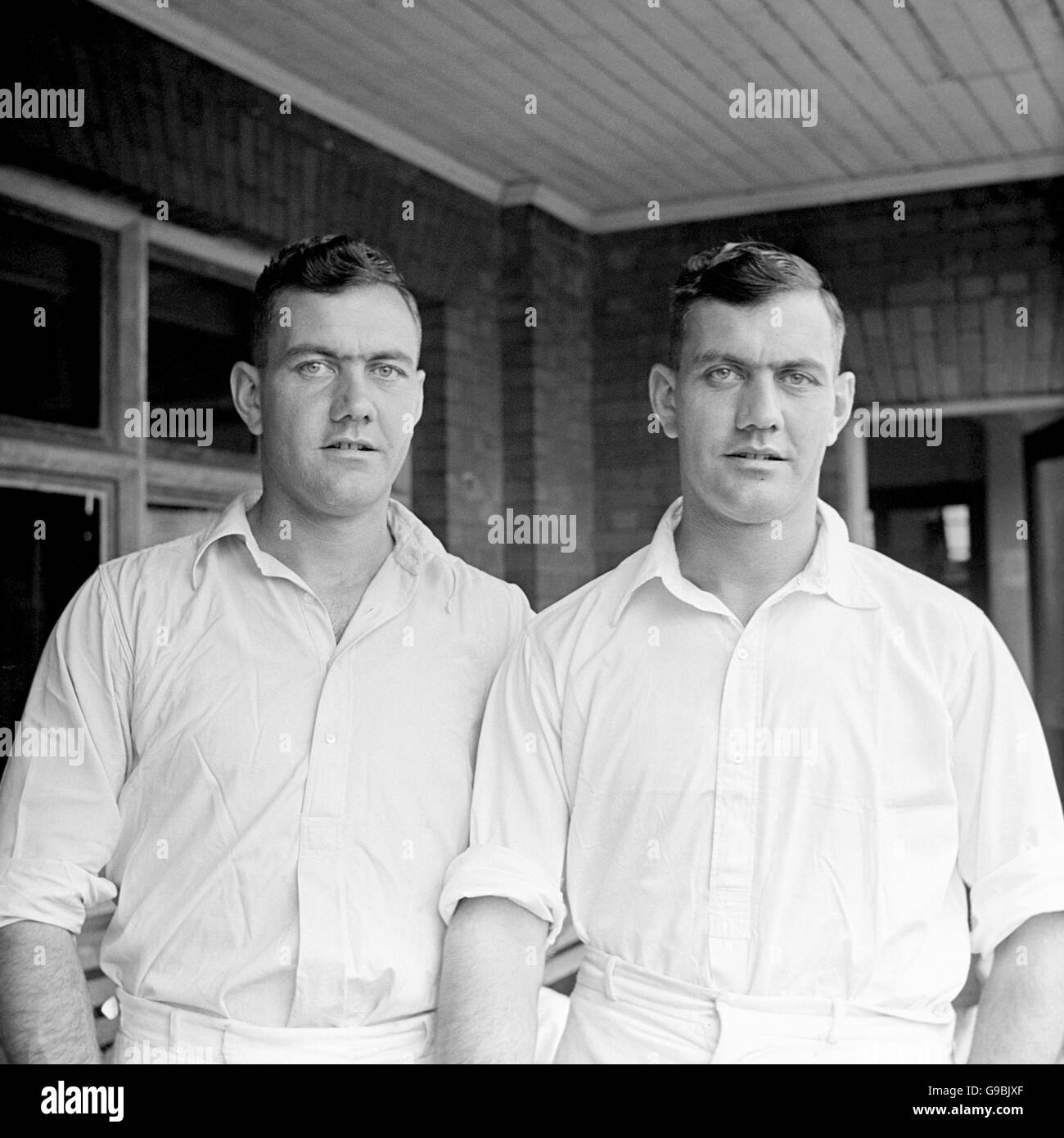 The bedser twins surrey hi-res stock photography and images - Alamy