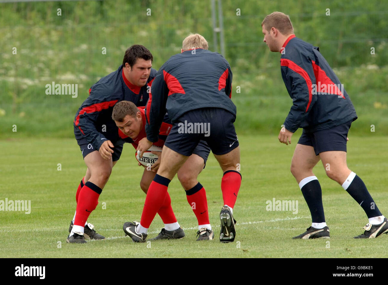 RUGBYU England. England players take part in a training session at ...