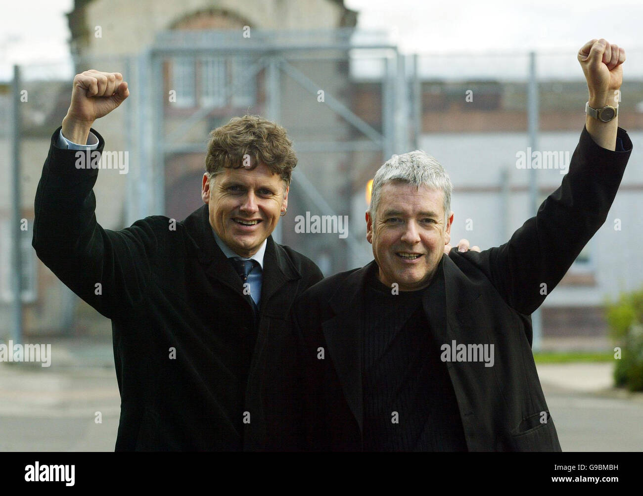 Alan McCombes (centre), a senior Scottish Socialist Party official ...