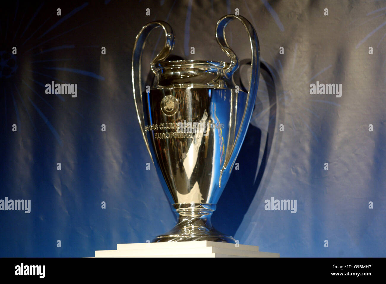 Uefa cup trophy on display hi-res stock photography and images - Alamy