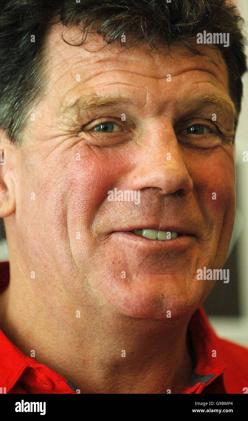 Wales' coach Gareth Jenkins during a press conference at the Cardiff ...