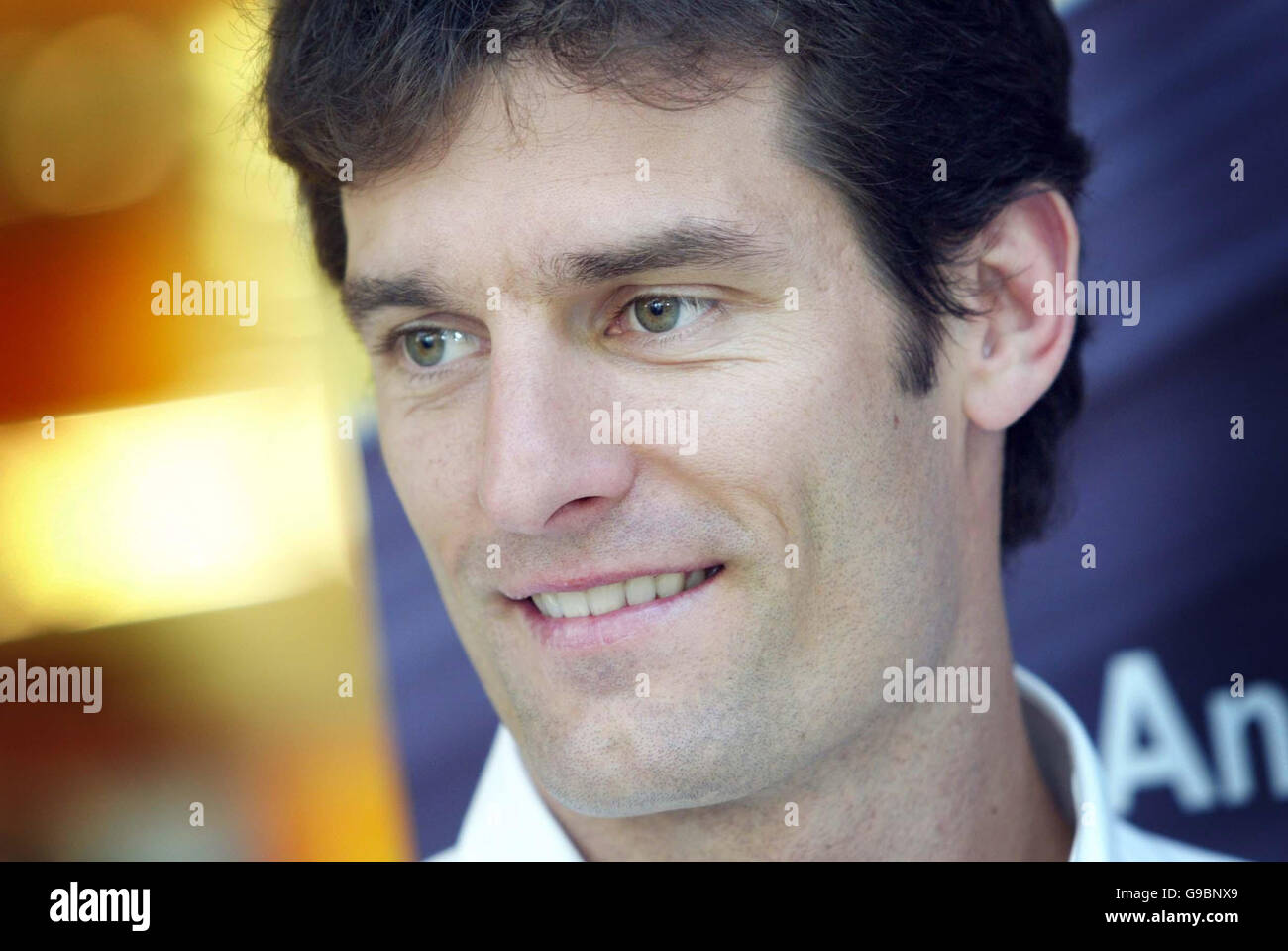 Williams F1 driver Mark Webber at the launch of Philips Edition ...