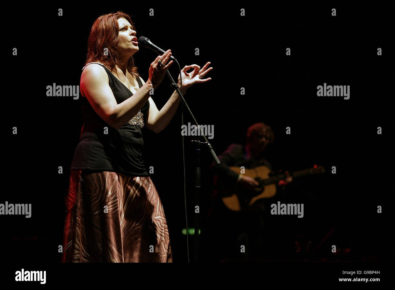 Roseanne cash in concert at the queen elizabeth hall hi-res stock ...