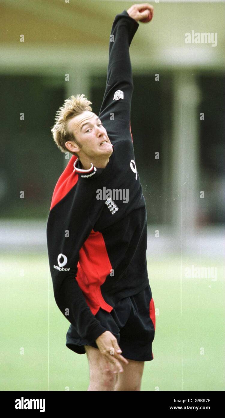 Chris schofield during practice at lords hi-res stock photography and ...