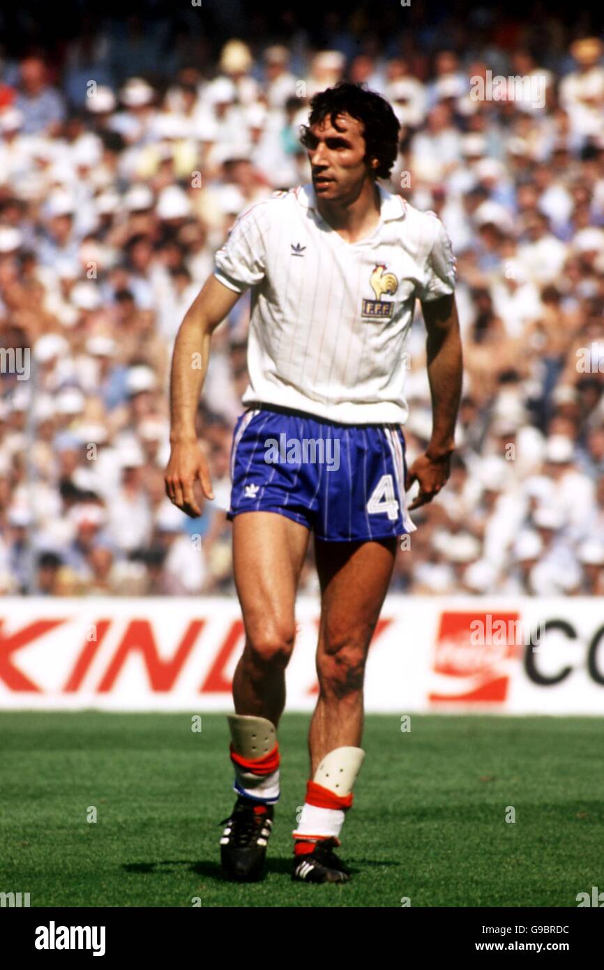 Soccer - World Cup Spain 82 - Group Four - England v France Stock Photo ...