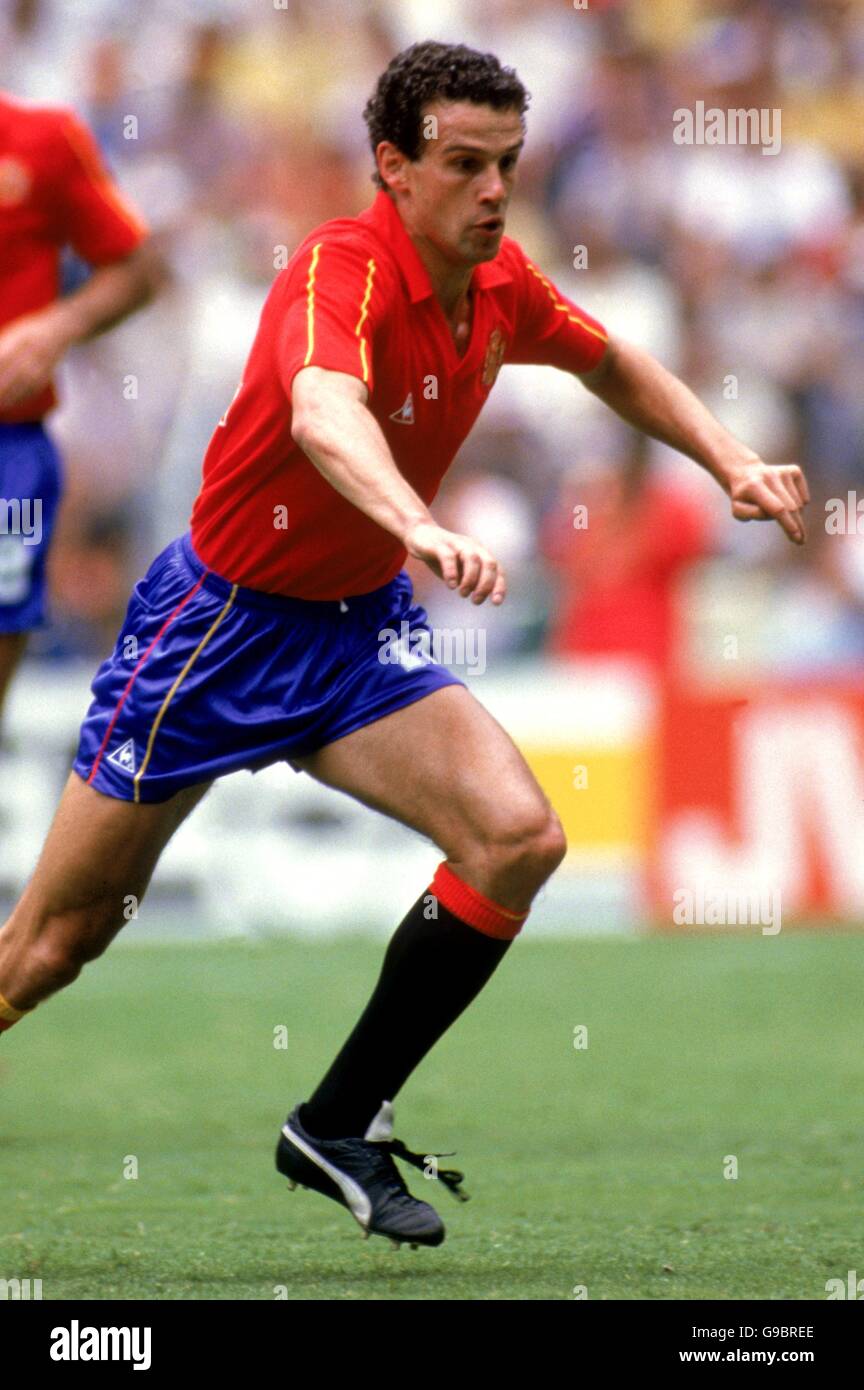 Soccer - FIFA World Cup Mexico 86 - Group D - Brazil v Spain - Estadio ...