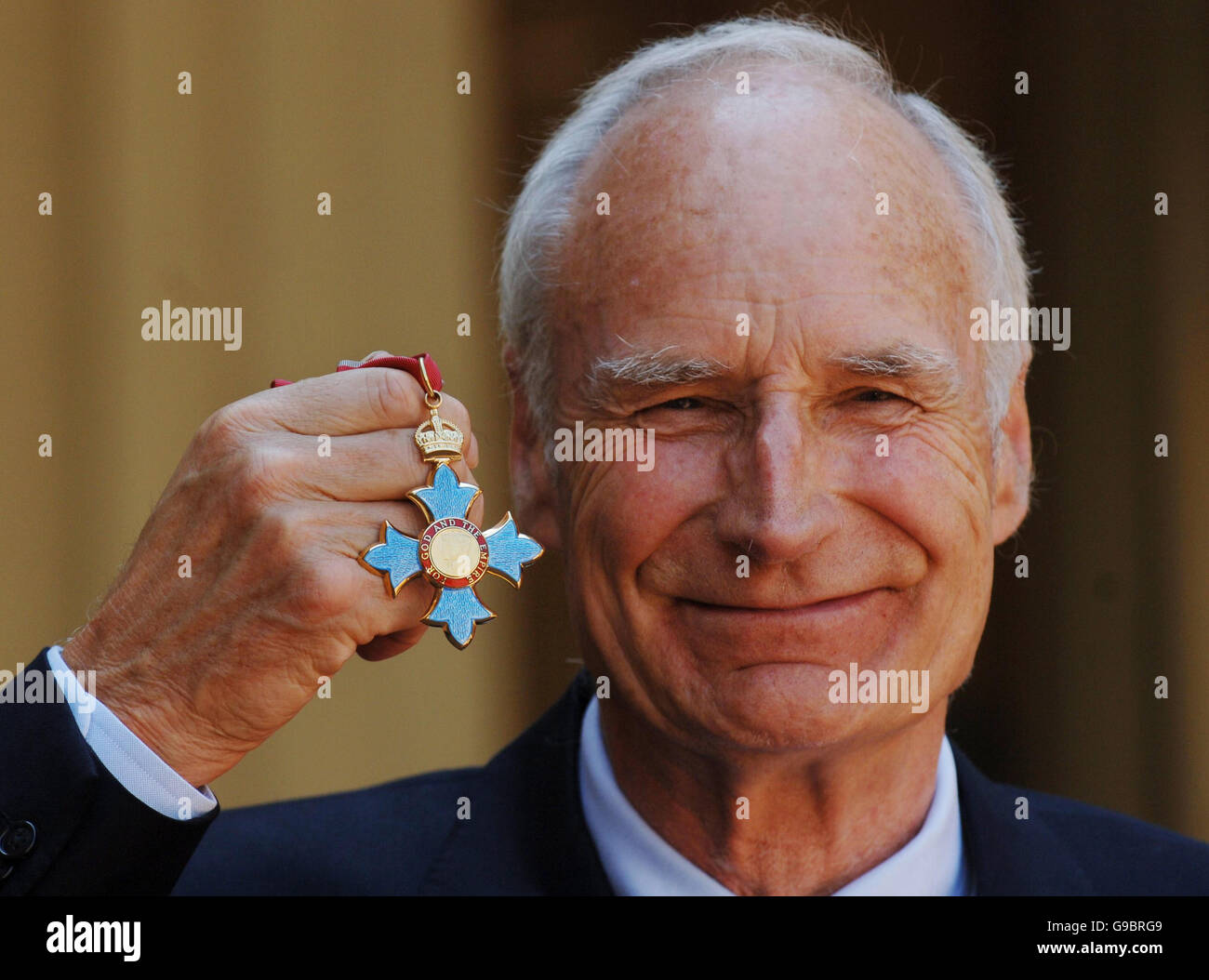 Broadcaster and presenter Peter Snow after collecting his CBE from the ...
