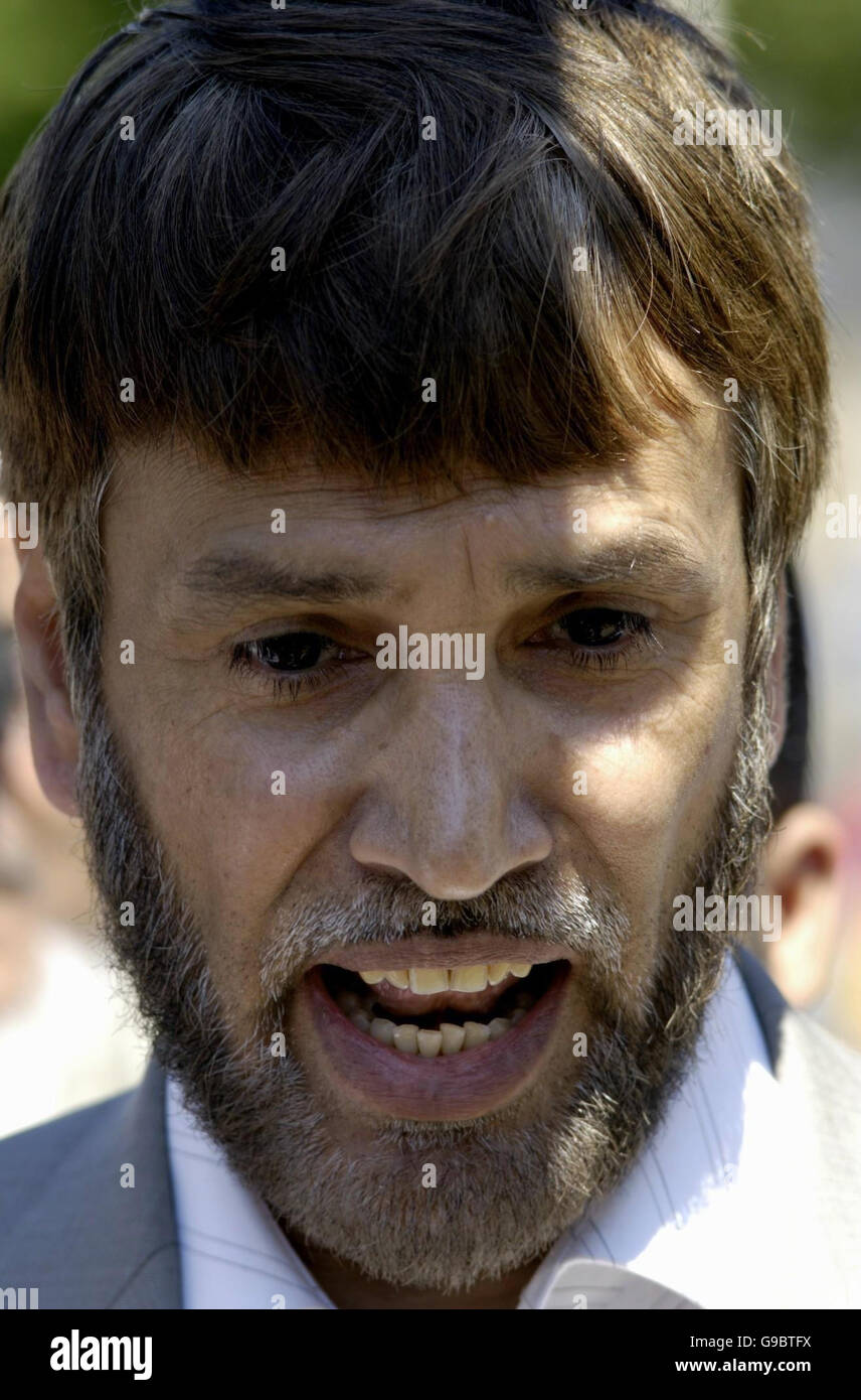 Dr Mohamed Abdul Bari of the Muslim Council of Britain makes a ...