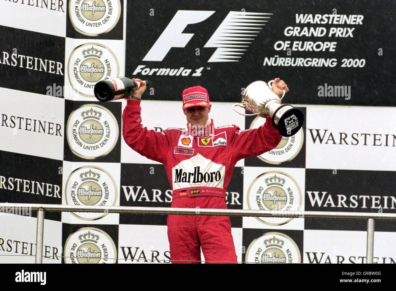 Celebration trophy cup medal f1 hi-res stock photography and images - Alamy